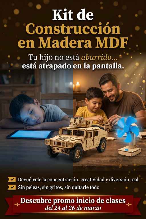 Kit de construcción en Madera MDF – Goexce